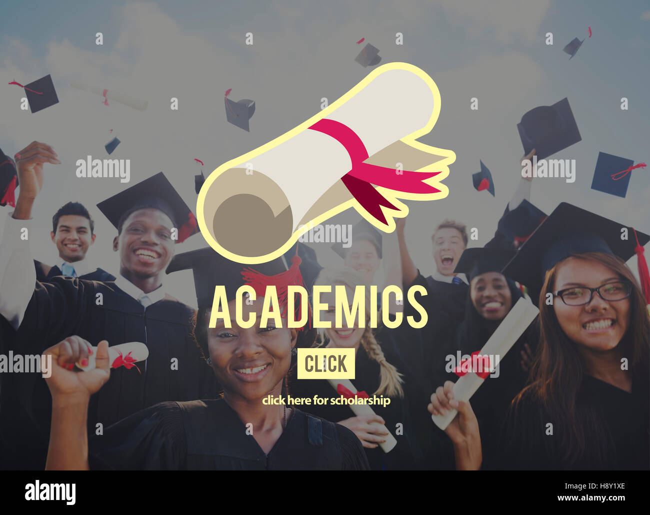 Academics School Education Collage Concept Stock Photo - Alamy