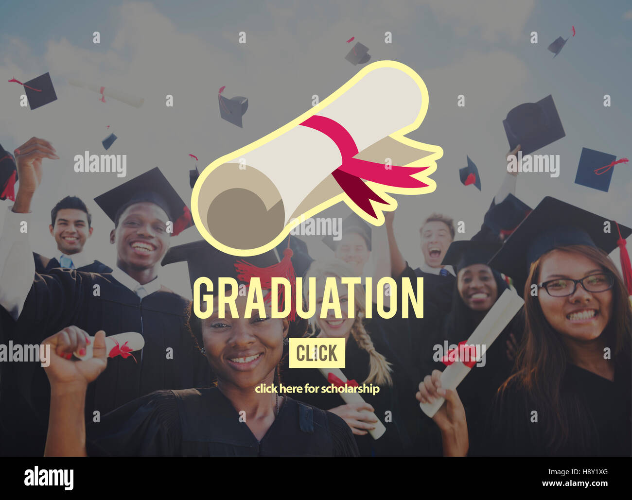 Diploma Degree Graduation Course Education Concept Stock Photo - Alamy