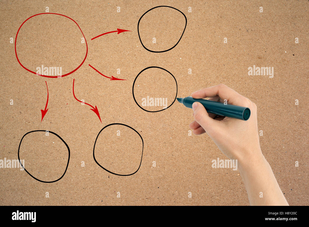 diagram of distribution Stock Photo - Alamy