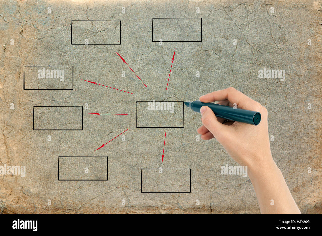 diagram of distribution Stock Photo - Alamy