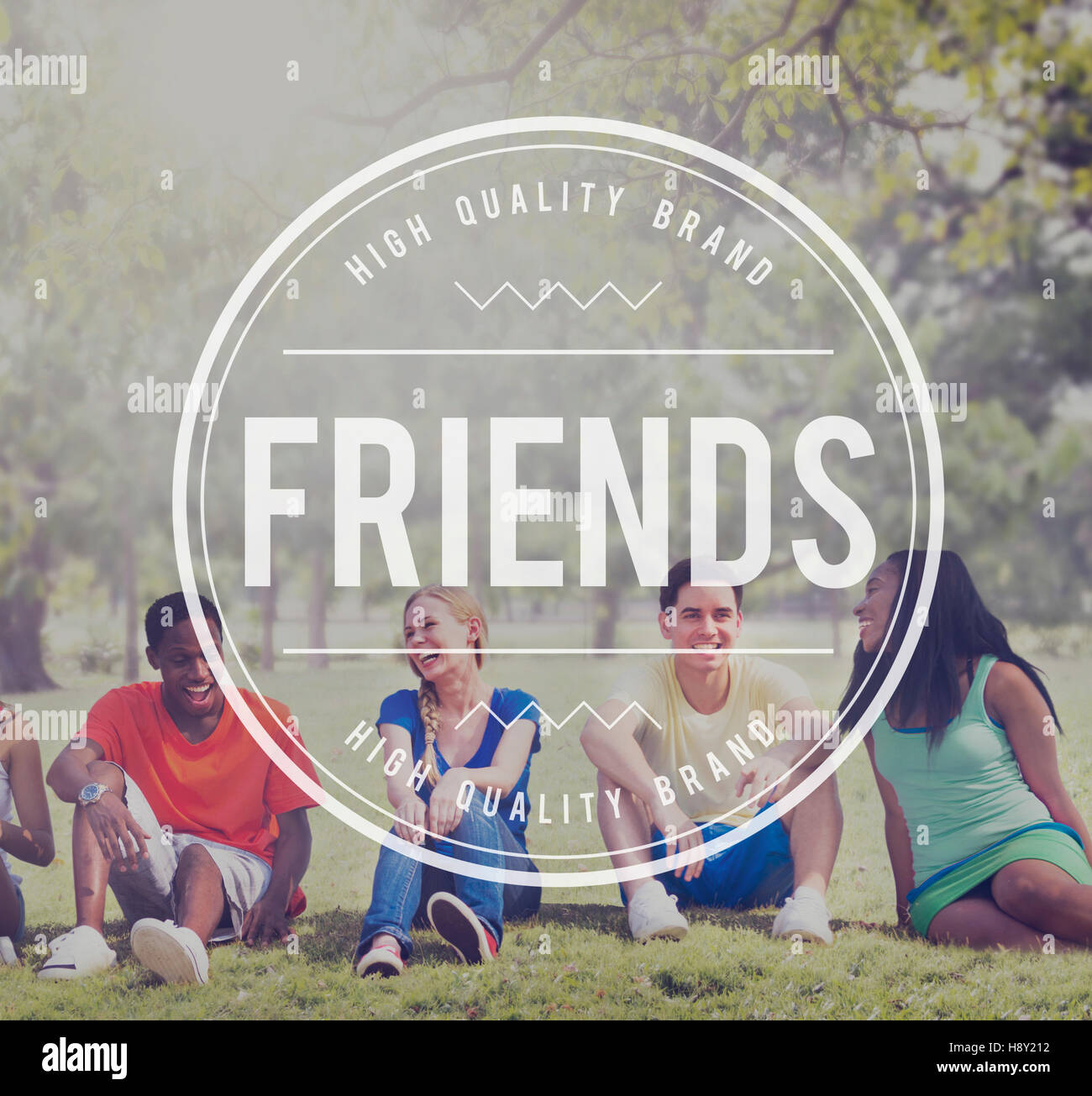 Friends Friendship Colleagues Society Concept Stock Photo - Alamy