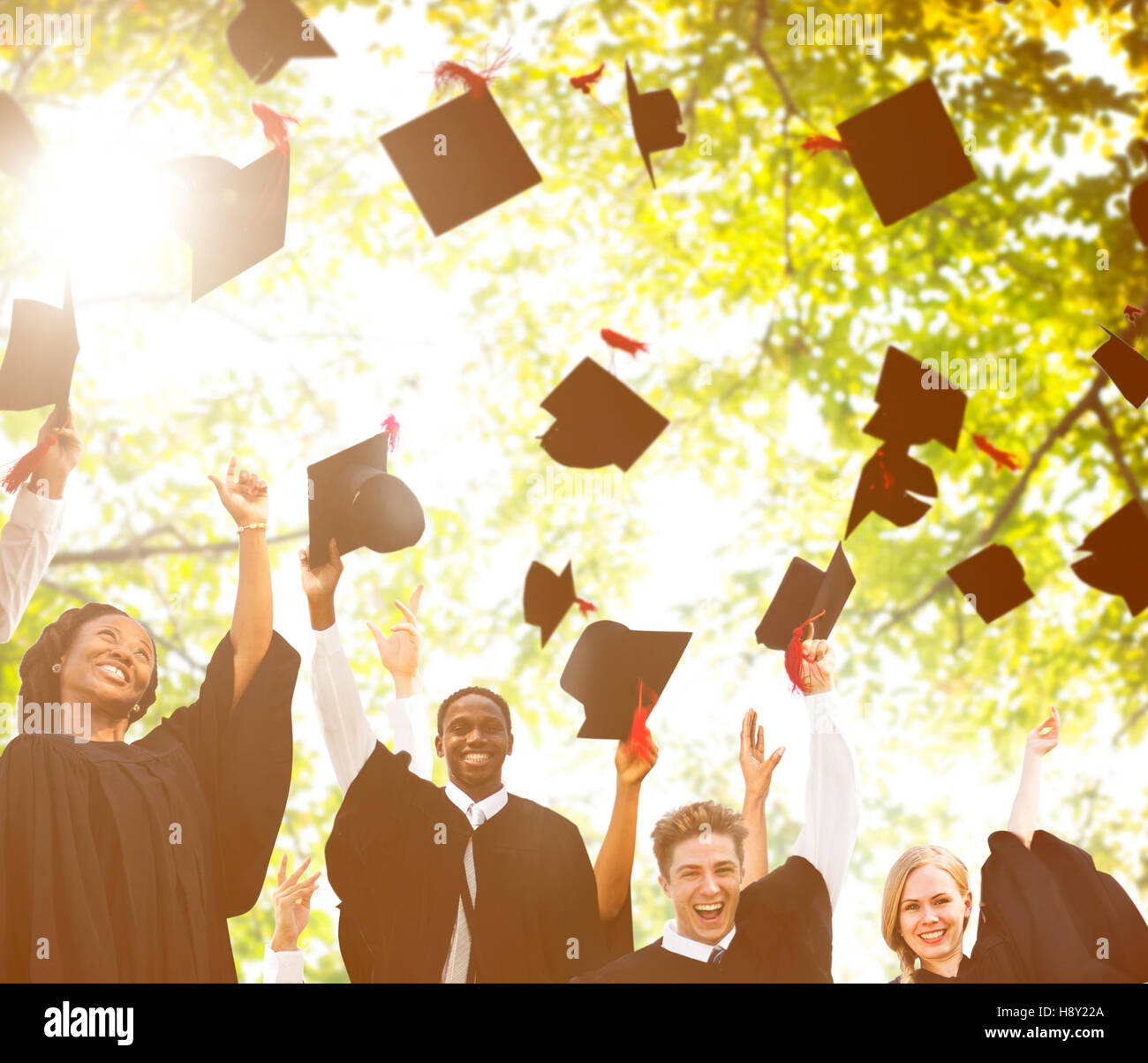 Graduation Student Commencement University Degree Concept Stock Photo ...
