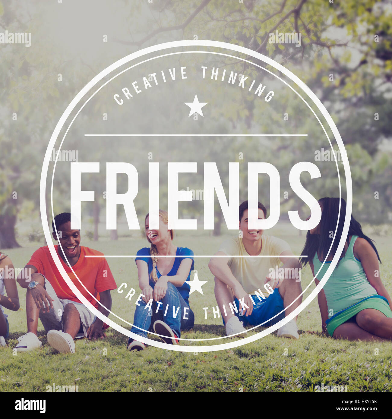 Friends Friendship Fellowship Community Team Concept Stock Photo - Alamy