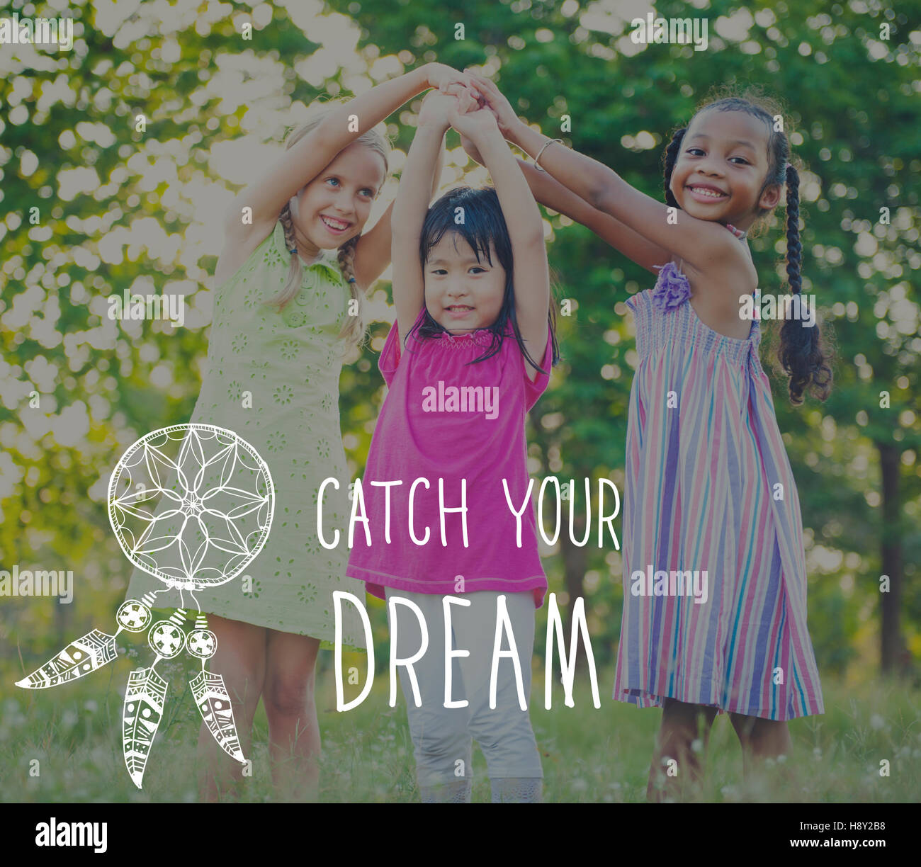 Catch Dream Believe Aspiration Motivation Concept Stock Photo - Alamy