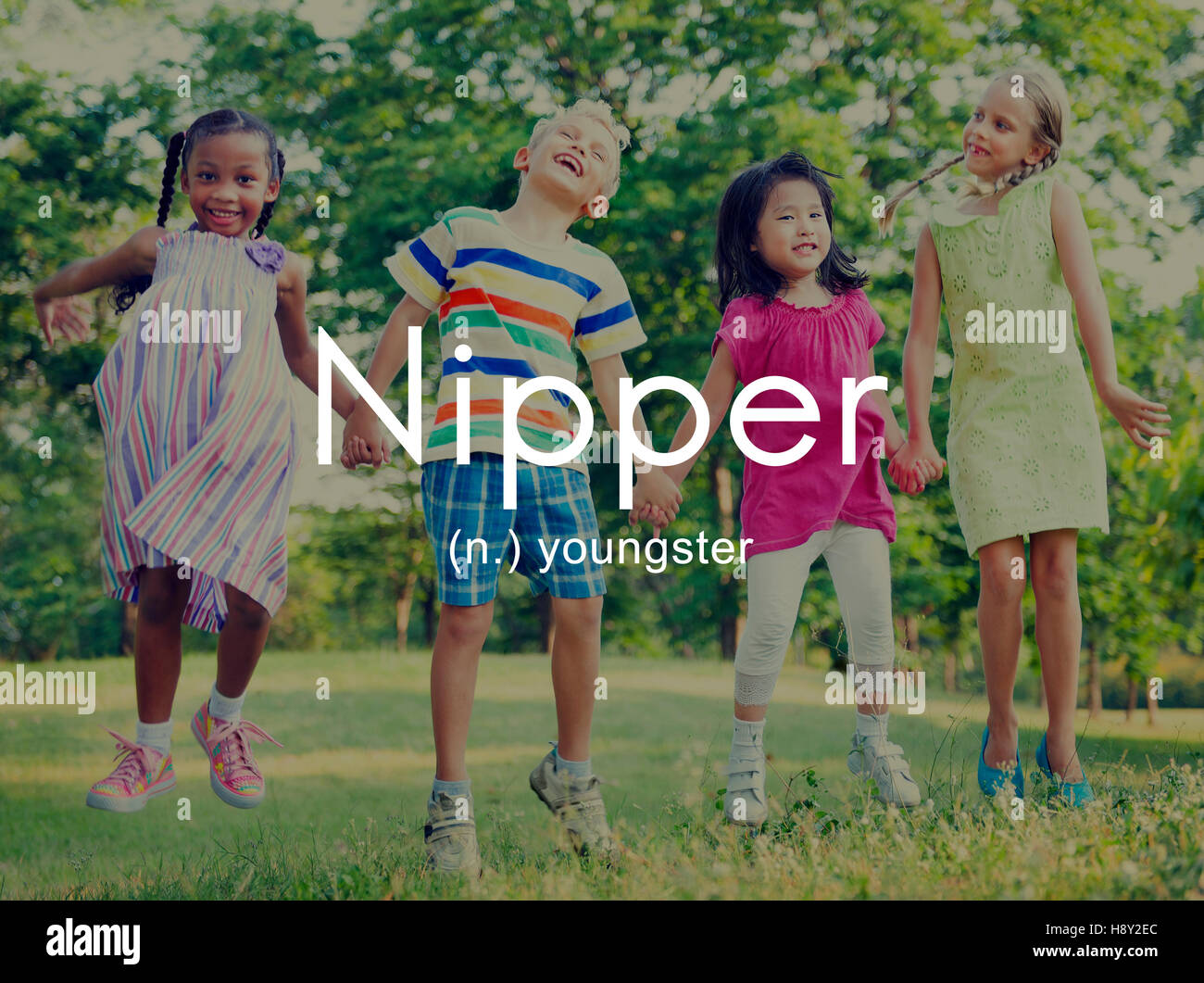 Nipper Youngster Children Kids Youth Concept Stock Photo - Alamy