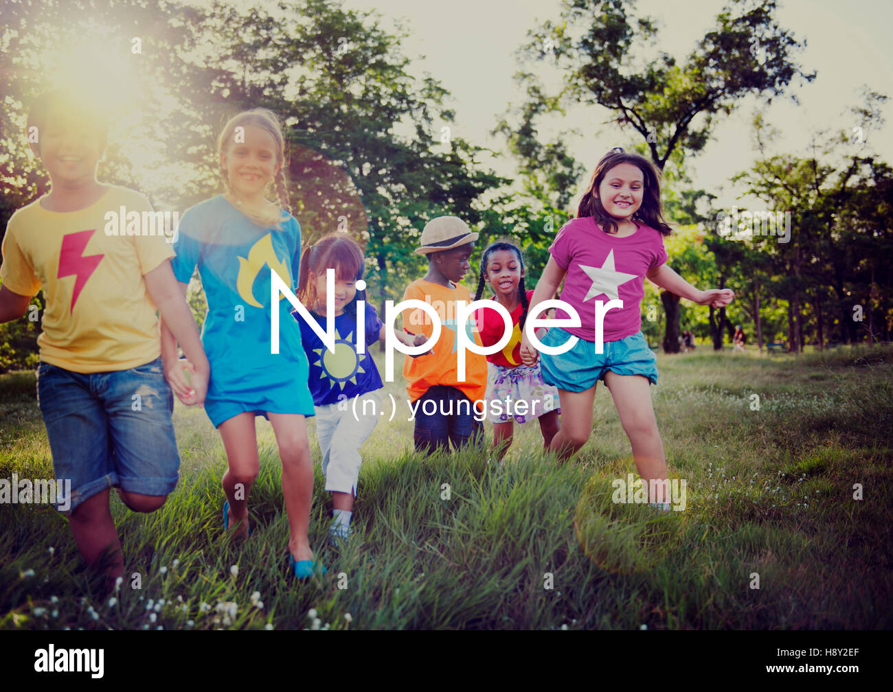 Nipper Youngster Children Kids Youth Concept Stock Photo - Alamy