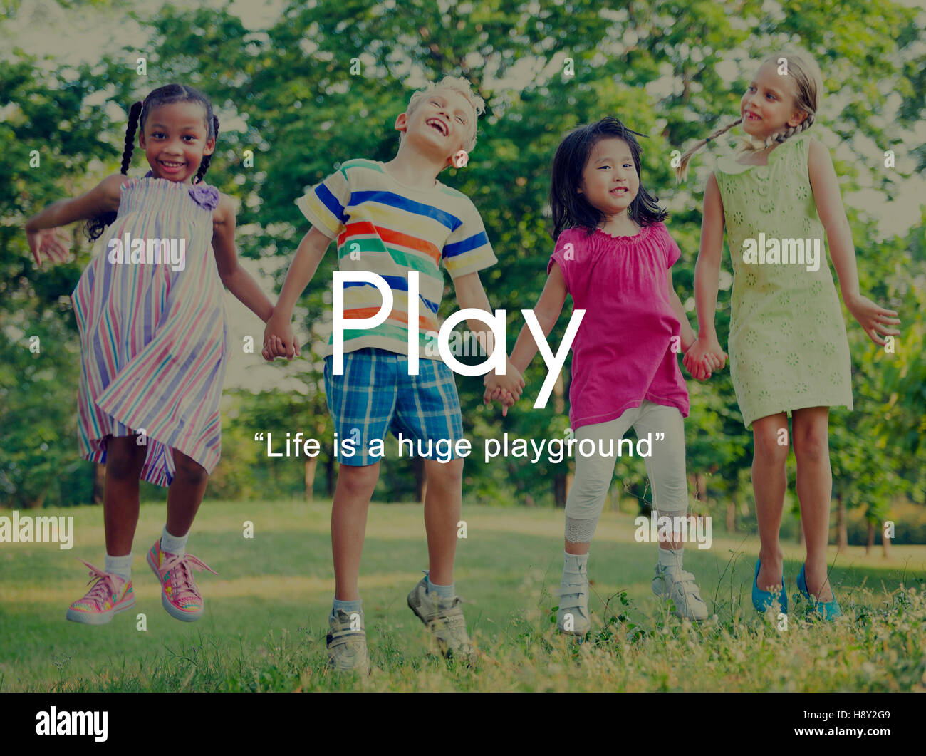 Play Playful Fun Leisure Activity Joy Recreational Pursuit Concept ...