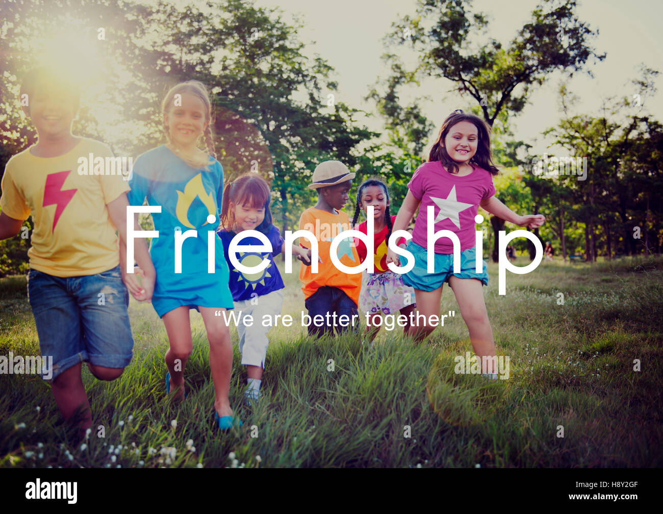 Friendship Together Togetherness Partner Friends Concept Stock Photo ...