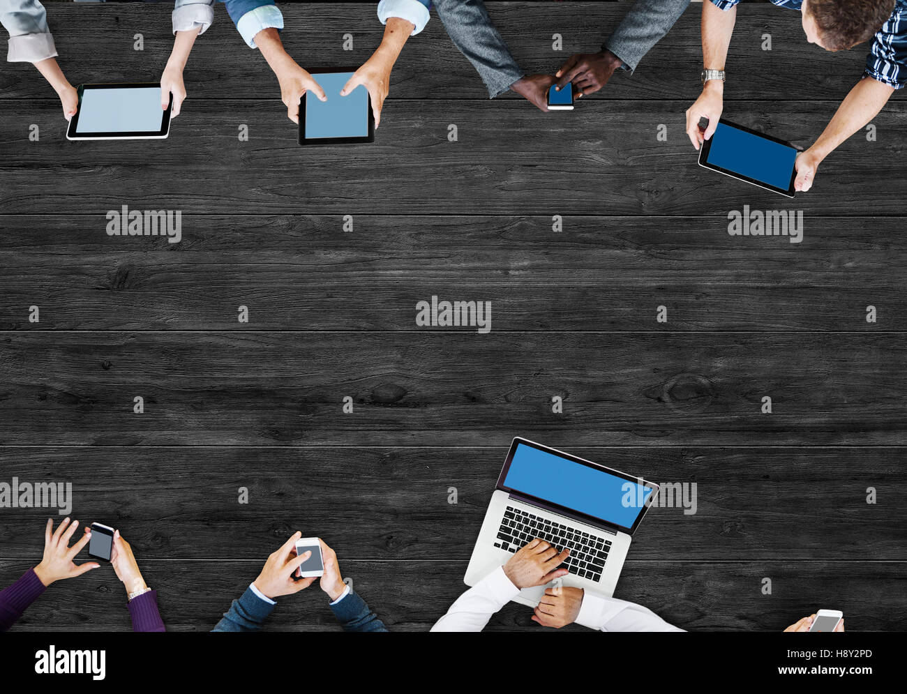 Business Team Connection Technology Networking Concept Stock Photo - Alamy