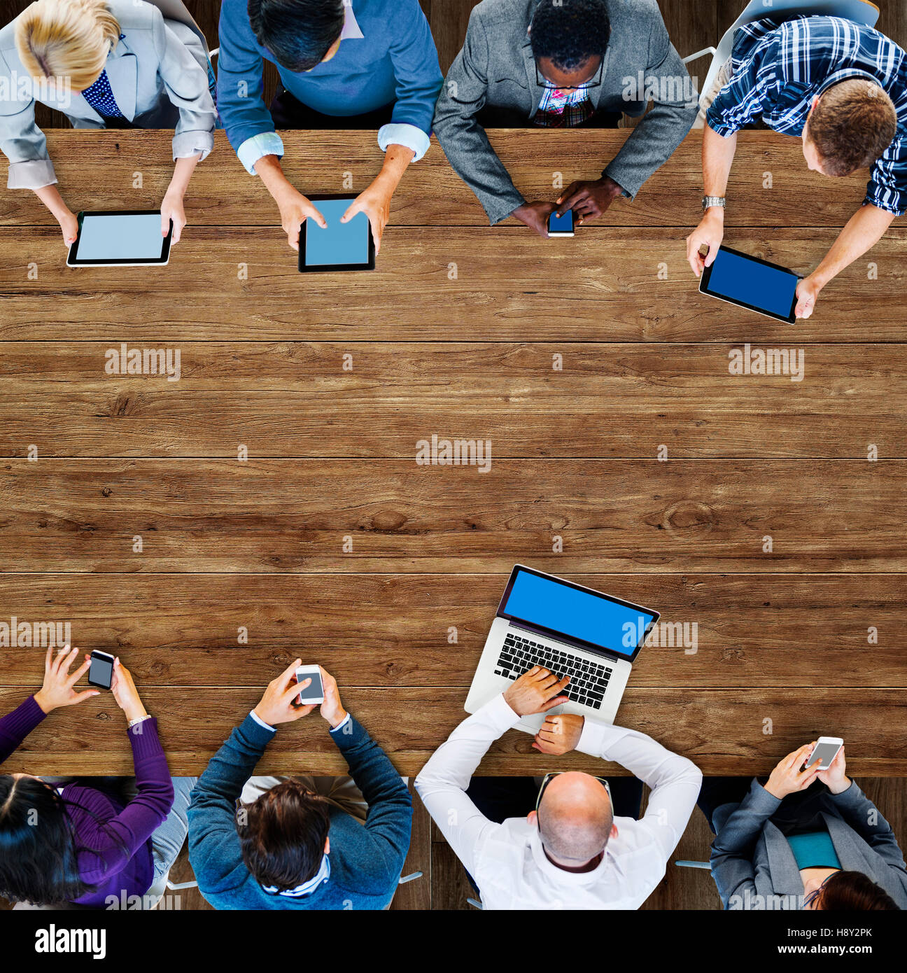 Business Team Connection Technology Networking Concept Stock Photo - Alamy