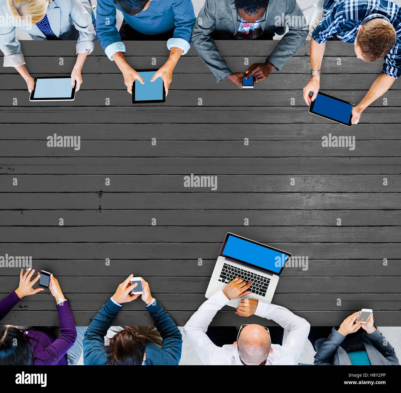 Business Team Connection Technology Networking Concept Stock Photo - Alamy