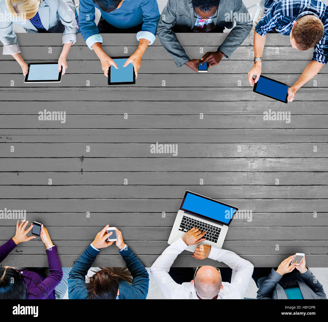 Business Team Connection Technology Networking Concept Stock Photo - Alamy