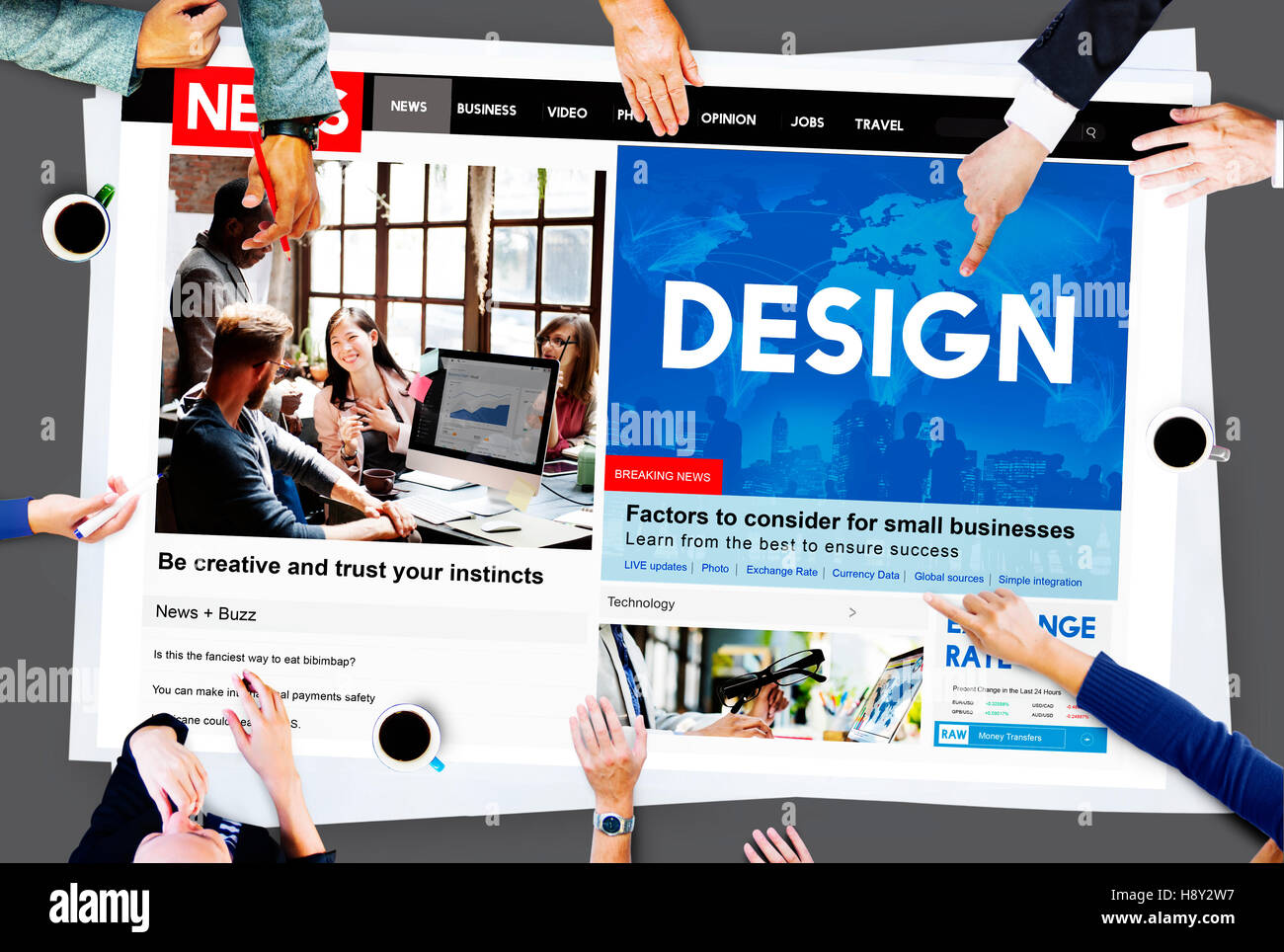 Design Drawing Outline Planning Purpose Creative Concept Stock Photo ...