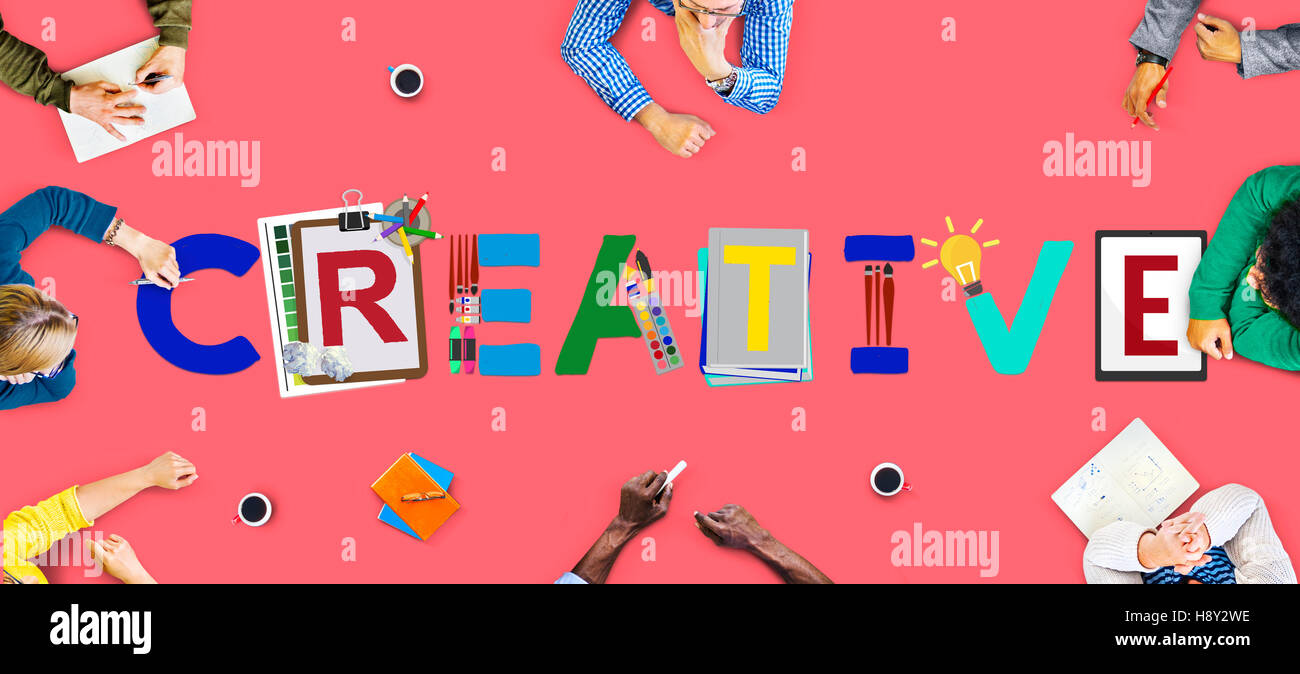 Creative Ideas Design Imagination Inspiration Style Concept Stock Photo ...