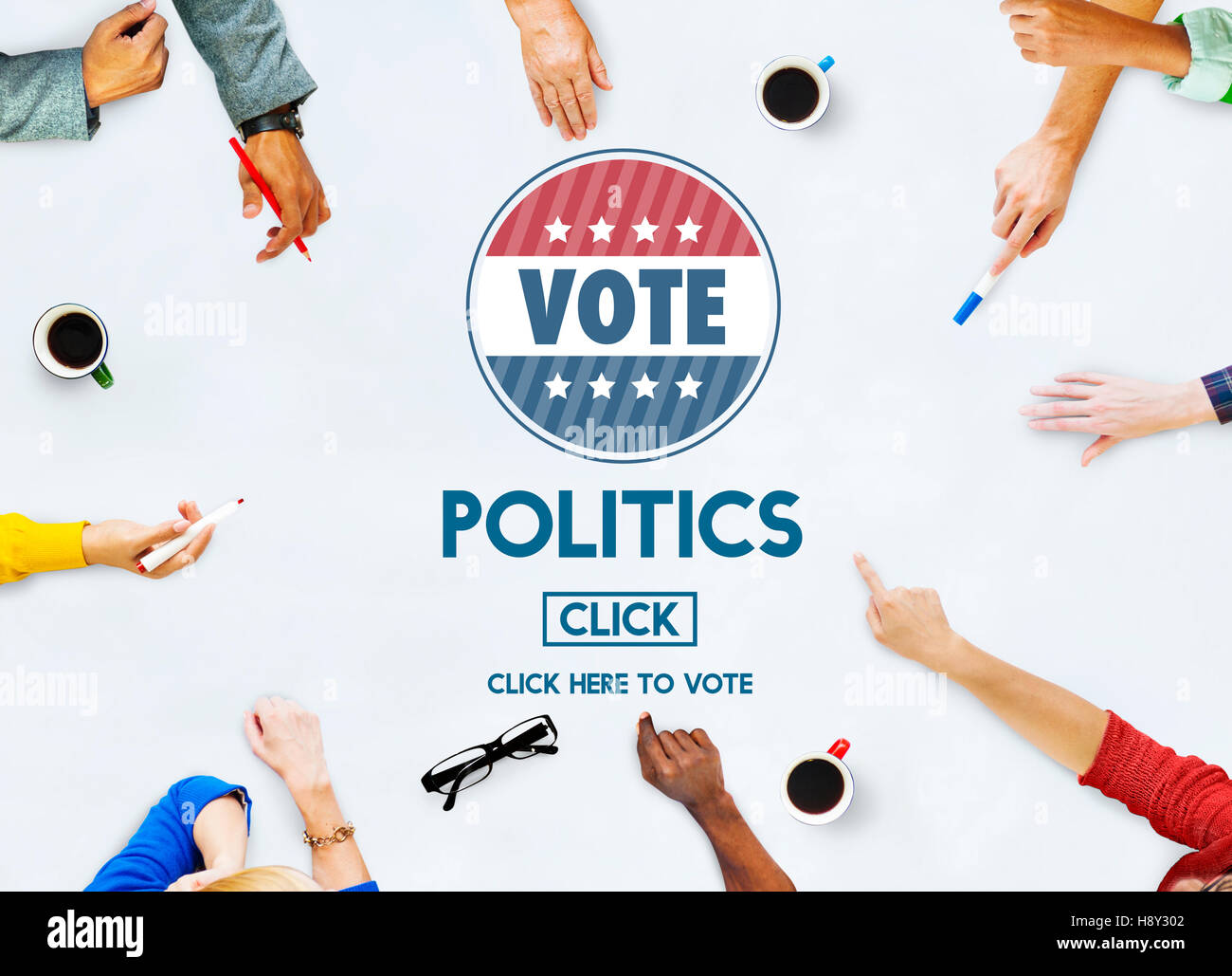 Politics Vote Election Government Party Concept Stock Photo - Alamy