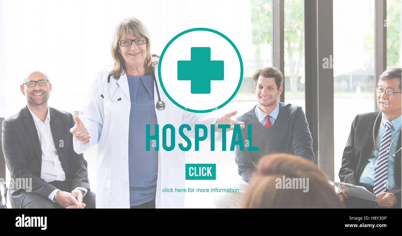 Hospital Clinic Health Institution Medicine Care Concept Stock Photo ...