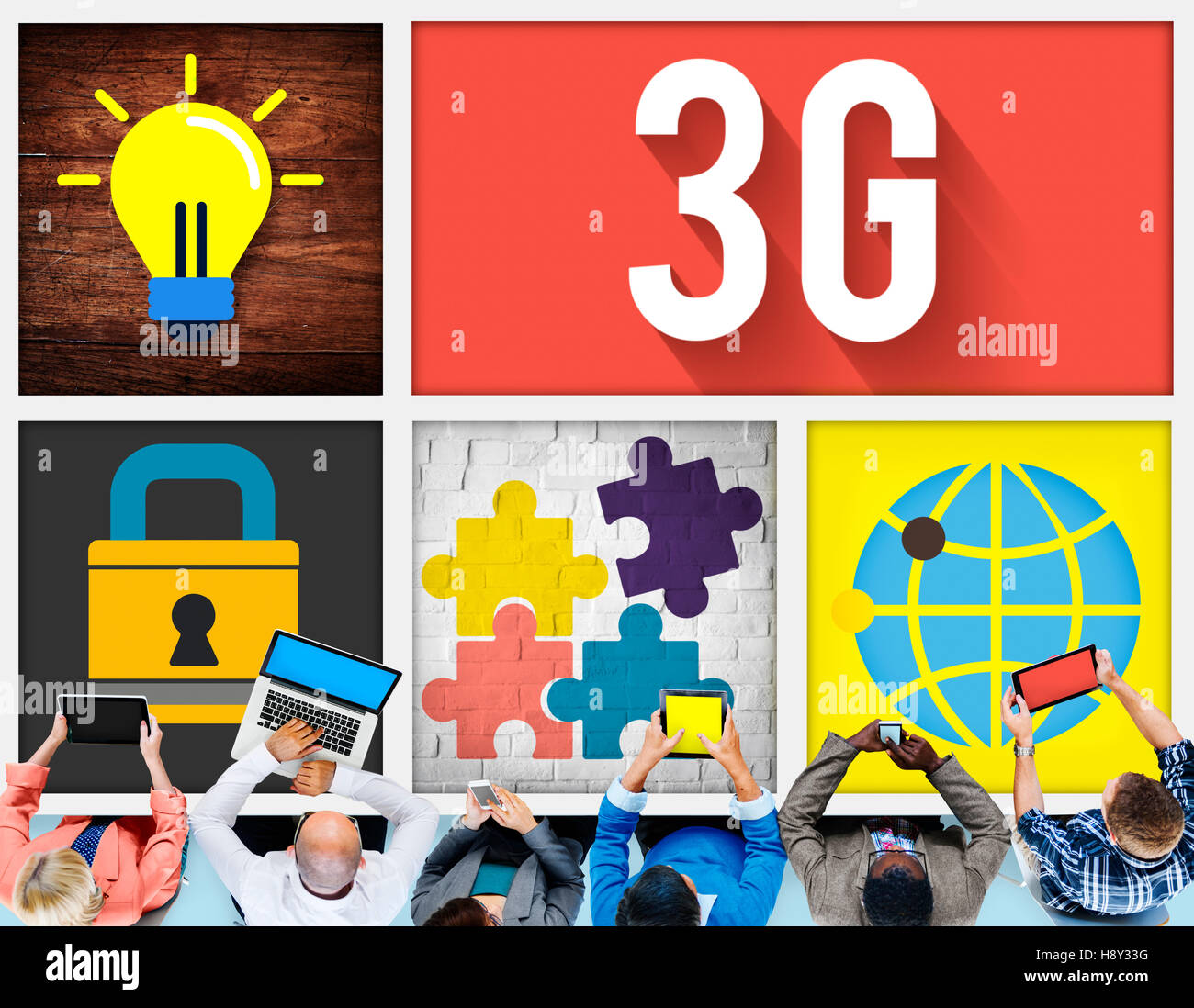 3G Connection Technology Internet Network Concept Stock Photo - Alamy
