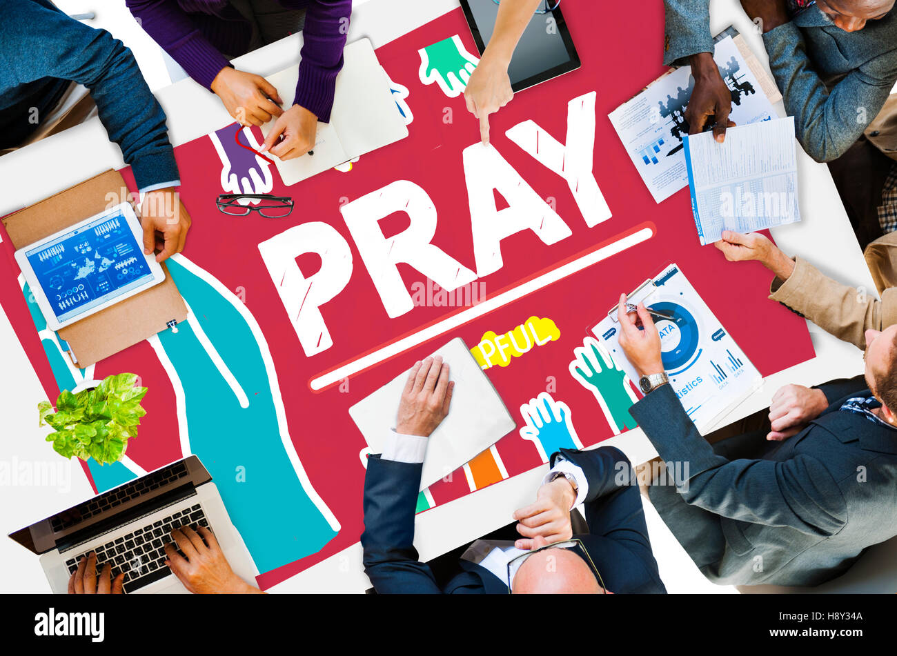 Pray Praying Hope Help Spirituality Religion Concept Stock Photo - Alamy