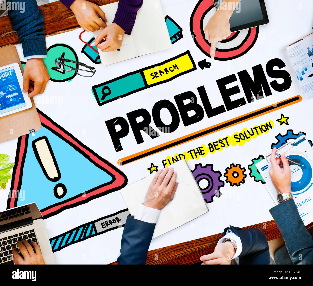 Problems Trouble Difficulty Failure Challenge Concept Stock Photo - Alamy