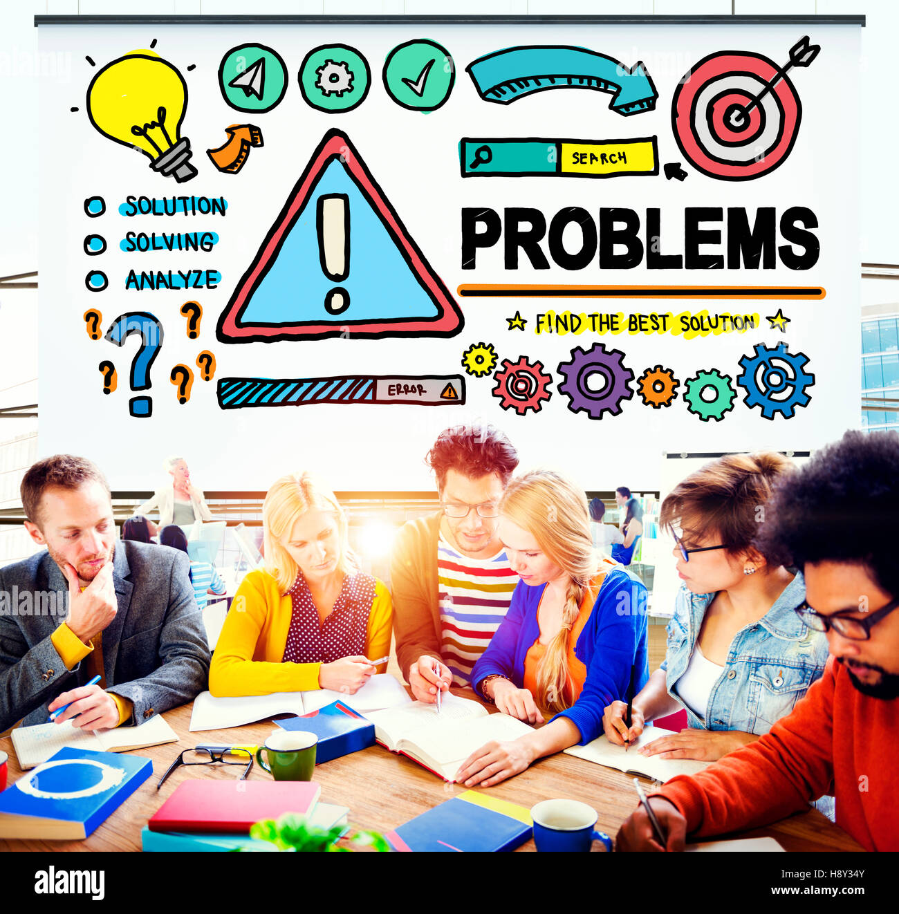 Problems Trouble Difficulty Failure Challenge Concept Stock Photo - Alamy