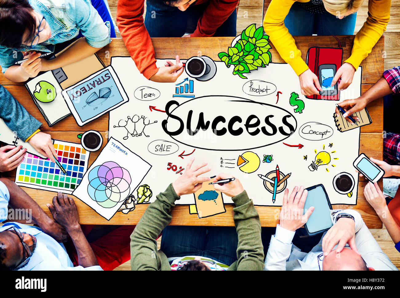 Success Achievement Growth Goals Concept Stock Photo - Alamy