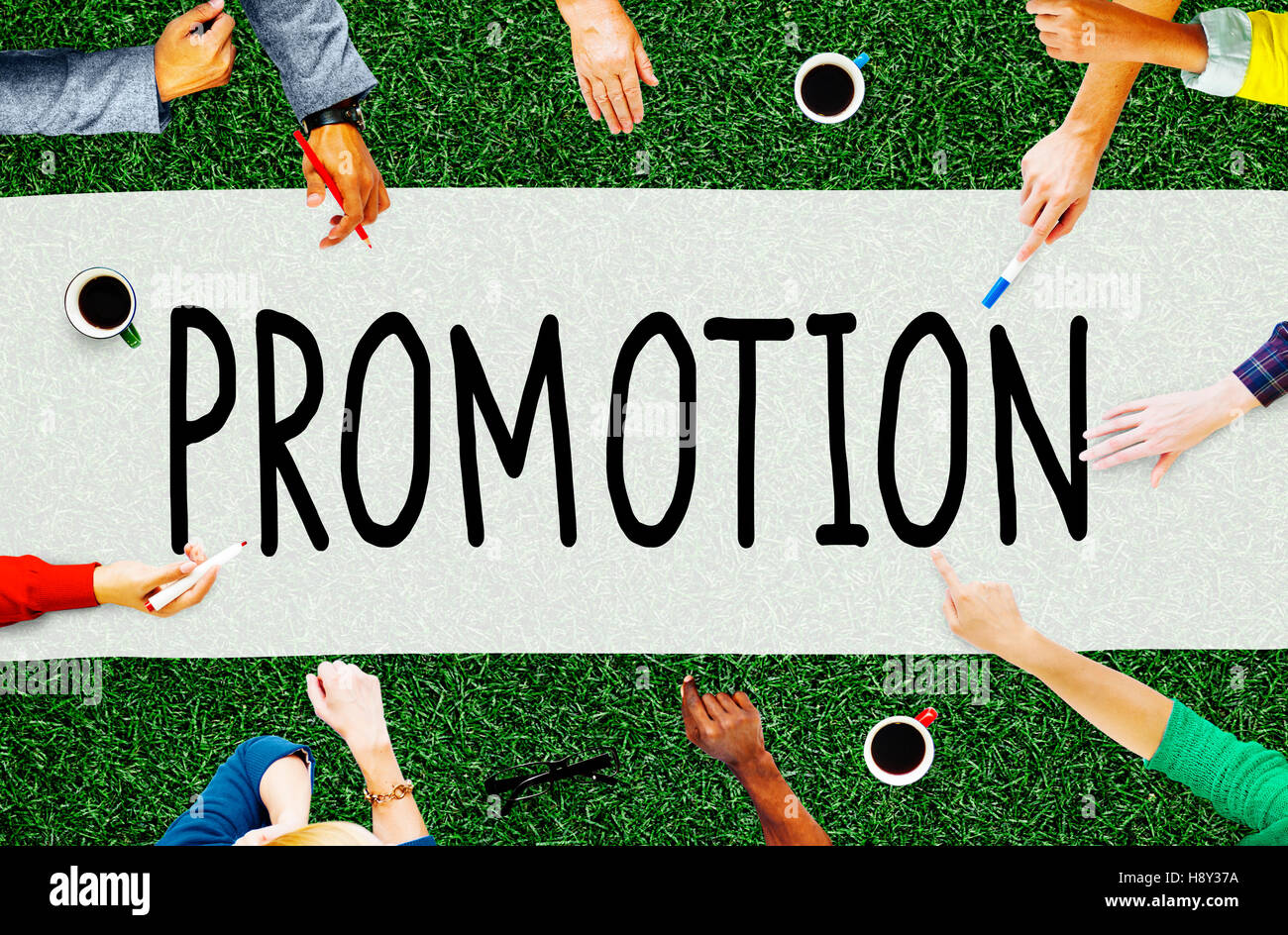 Promotion Marketing Commercial Advertising Reward Concept Stock Photo ...