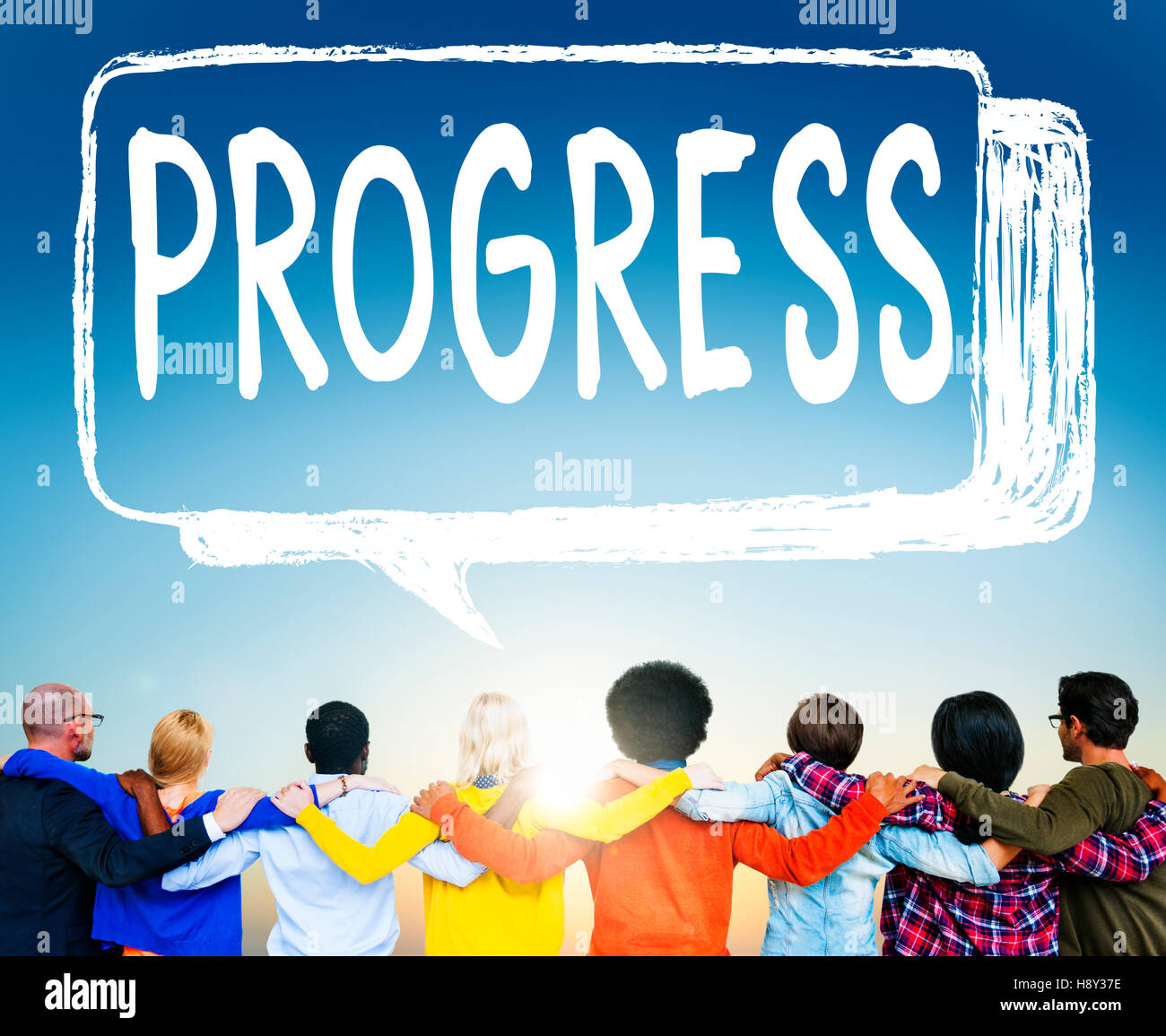 Progress Innovation Vision Improvement Innovation Concept Stock Photo ...