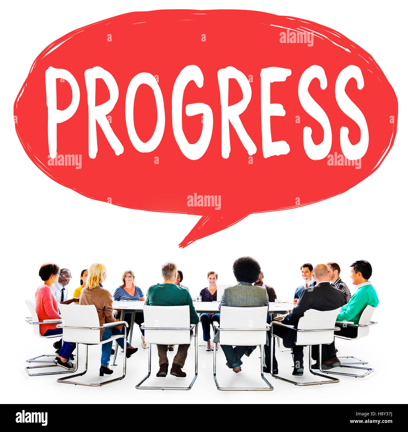 Progress Innovation Vision Improvement Innovation Concept Stock Photo ...