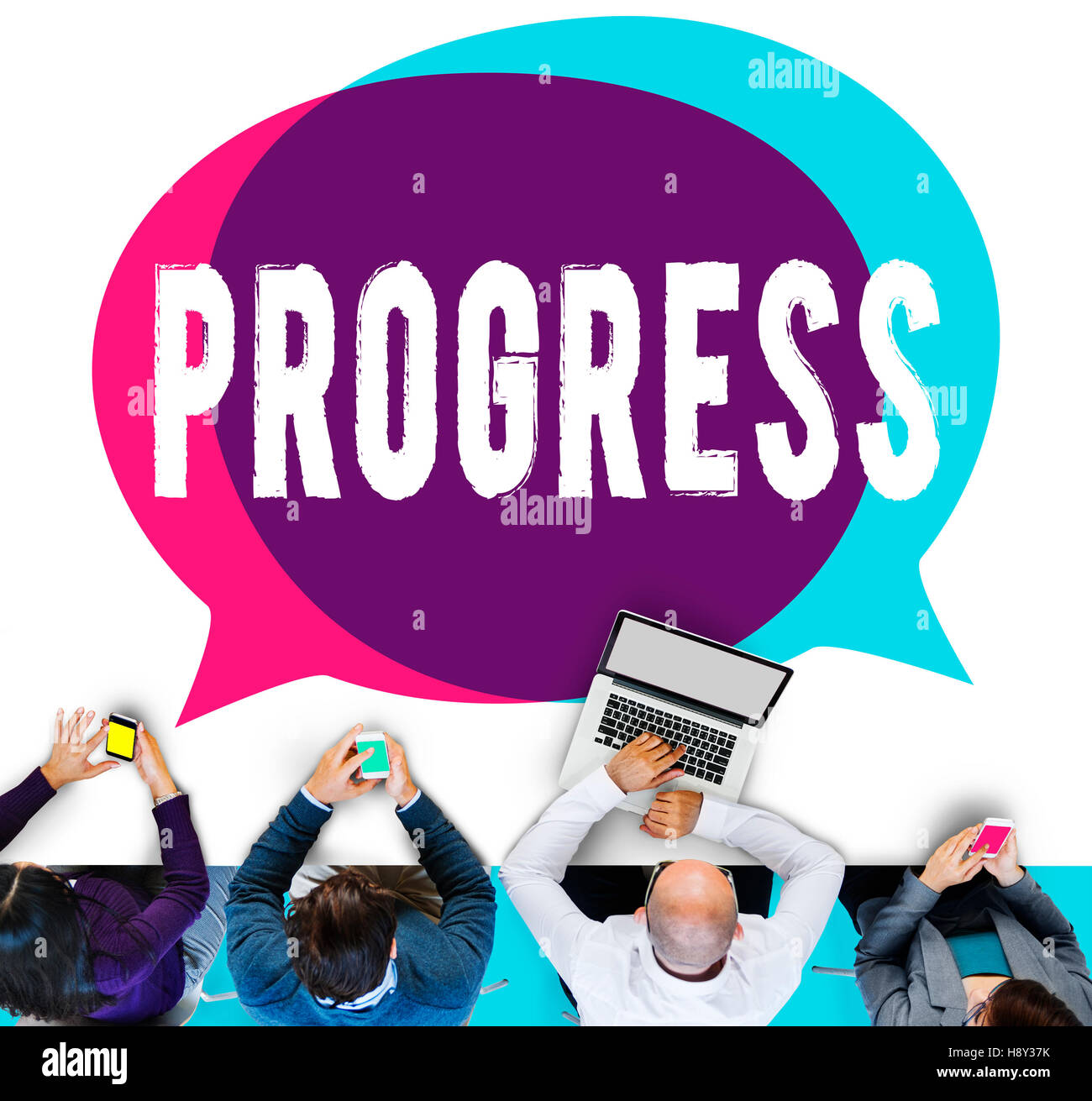 Progress Innovation Vision Improvement Innovation Concept Stock Photo ...