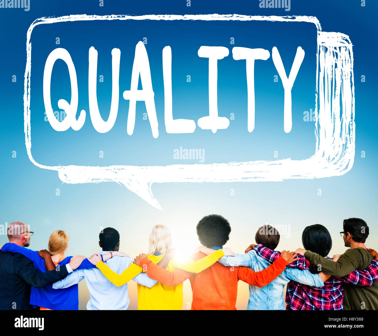 Quality Guarantee Grade Excellence Level Concept Stock Photo - Alamy