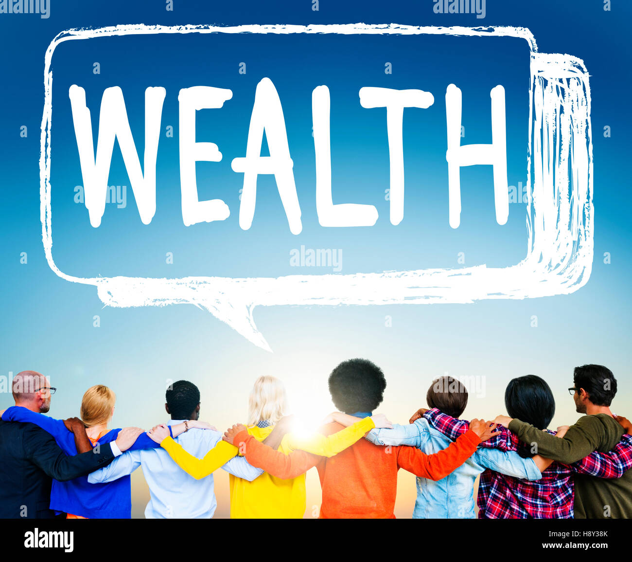 Wealth Financial Growth Income Economy Concept Stock Photo - Alamy