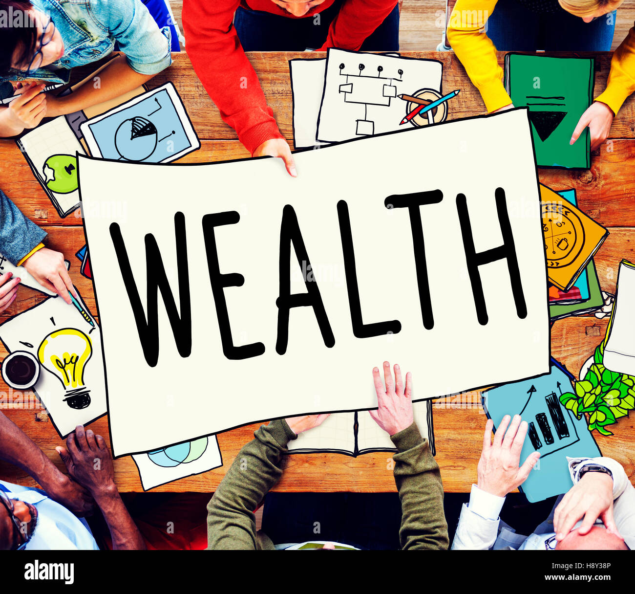 Wealth Financial Growth Income Economy Concept Stock Photo - Alamy