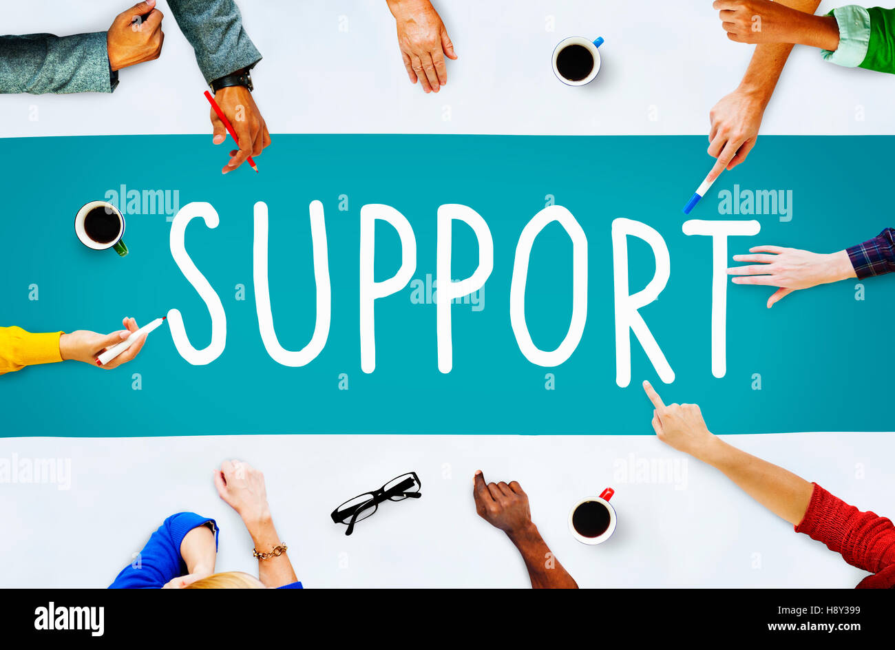 Support Service Help Assistance Guidance Concept Stock Photo - Alamy