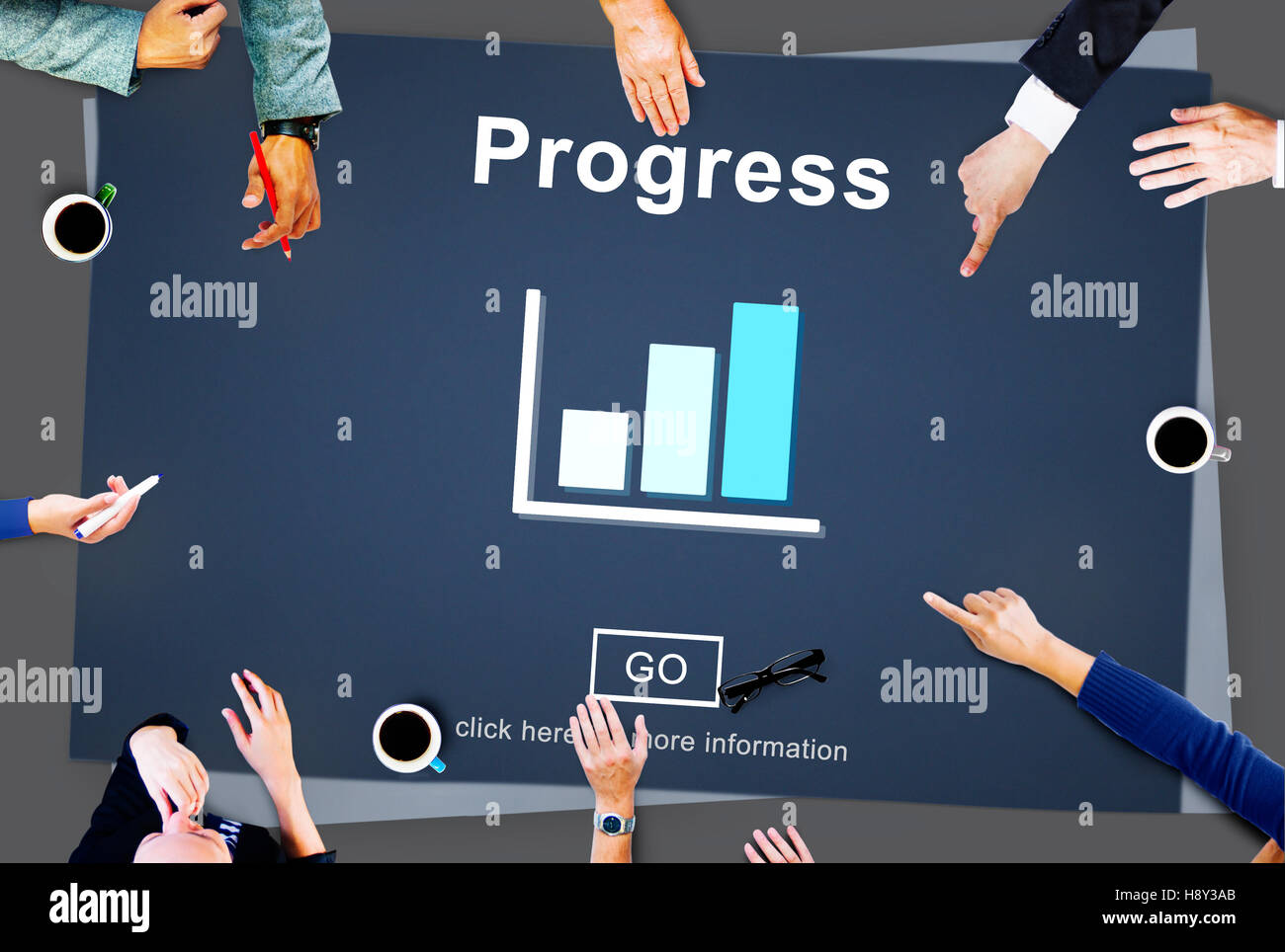 Progress Development Imrpovement Advancement Concept Stock Photo - Alamy
