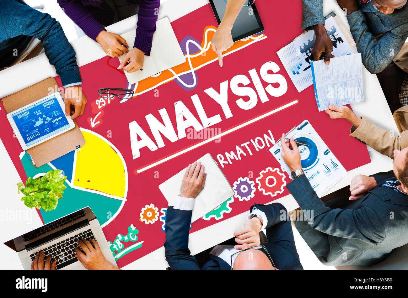 Analysis Analytics Bar graph Chart Data Information Concept Stock Photo ...