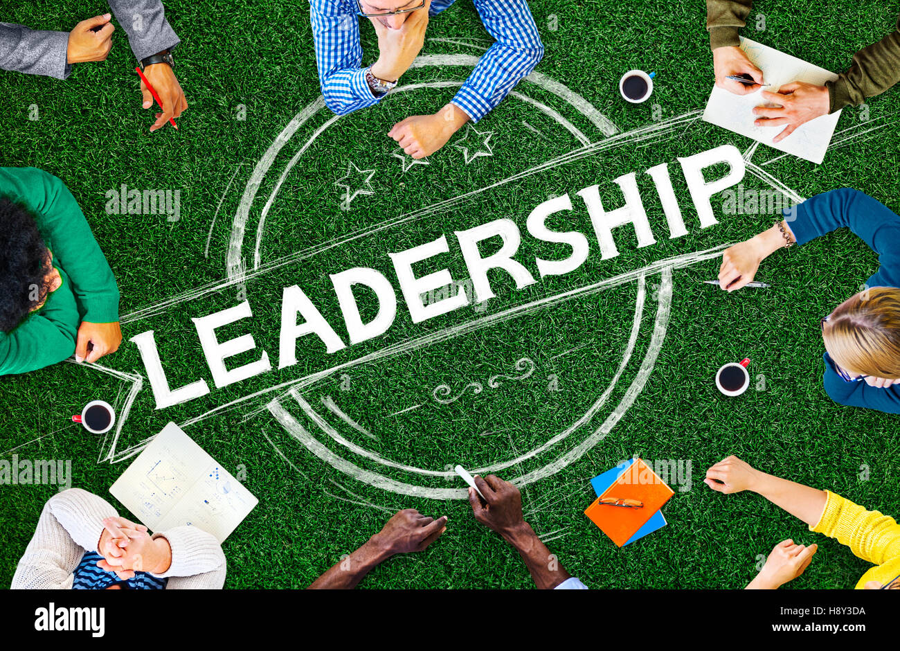 Leadership Leader Authoritarian Management Trainer Concept Stock Photo ...