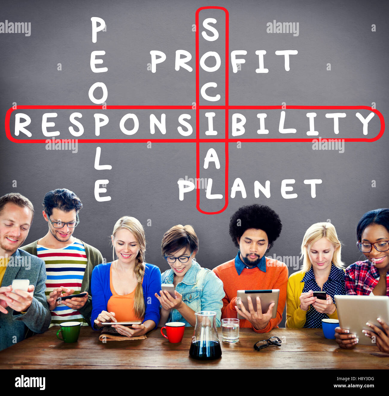 Social Responsibility Reliability Dependability Ethics Concept Stock ...