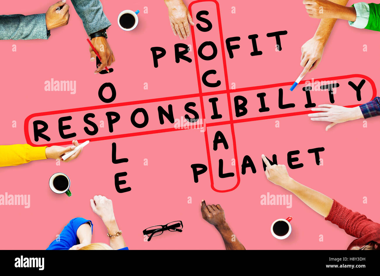 Social Responsibility Reliability Dependability Ethics Concept Stock ...