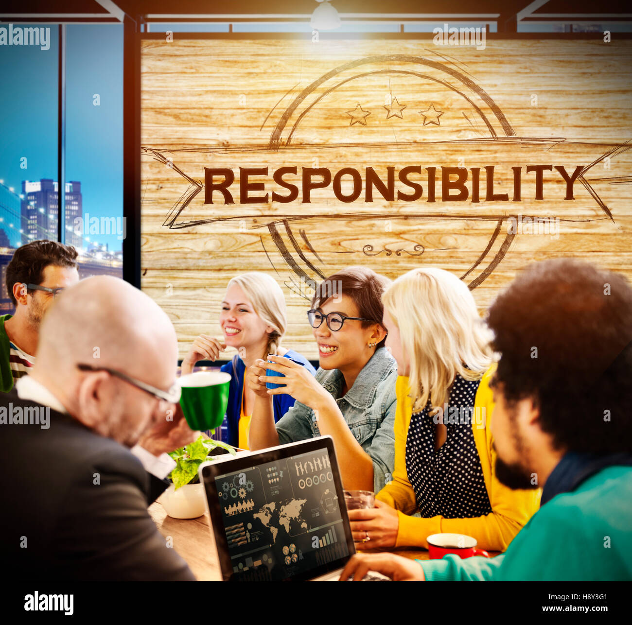 Responsibility Reliability Trust Liability Trustworthy Concept Stock ...