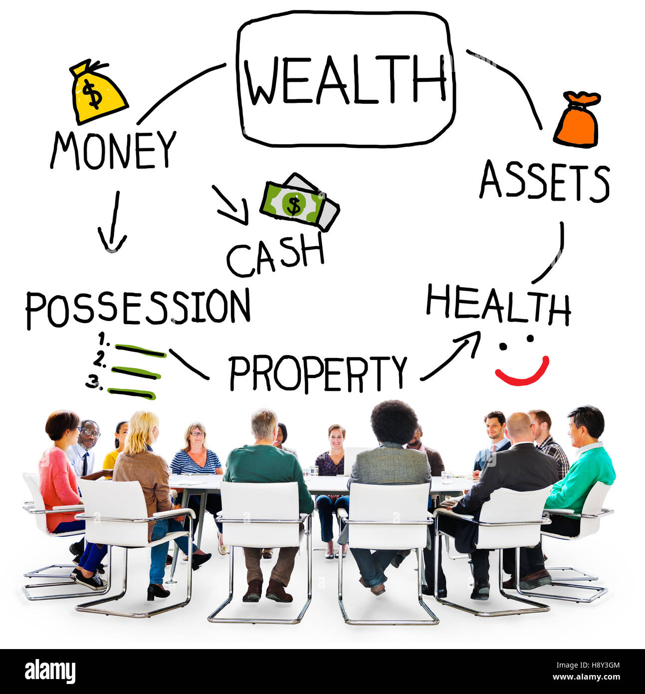 Wealth Money Possession Investment Growth Concept Stock Photo - Alamy