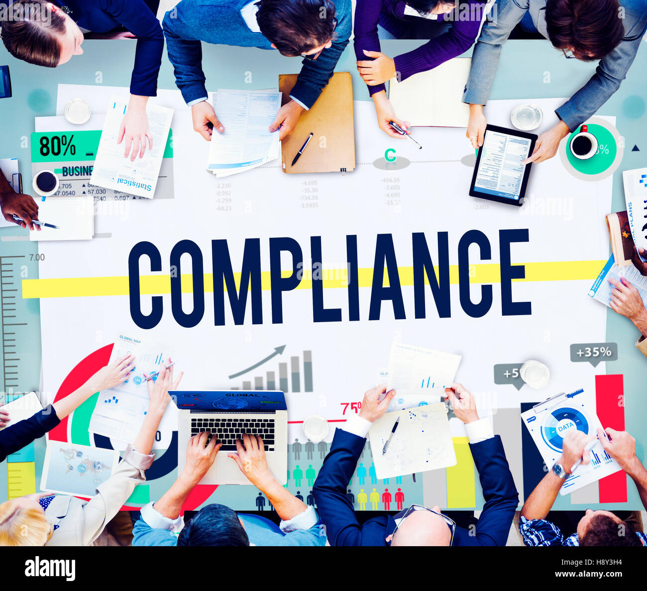Compliance Procedure RUles Strategy Policy Concept Stock Photo - Alamy
