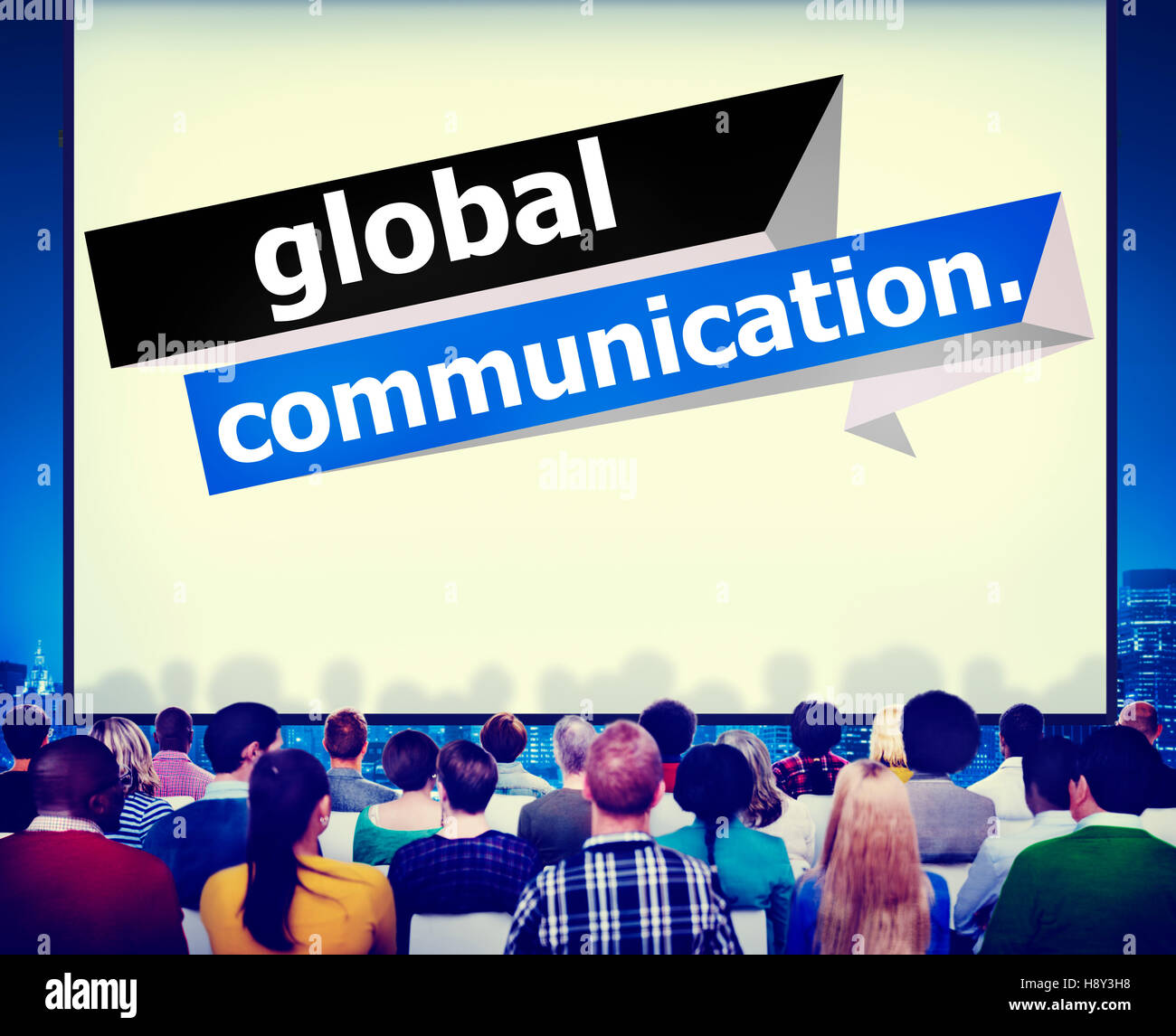 Global Communications Connection Communicate Concept Stock Photo - Alamy