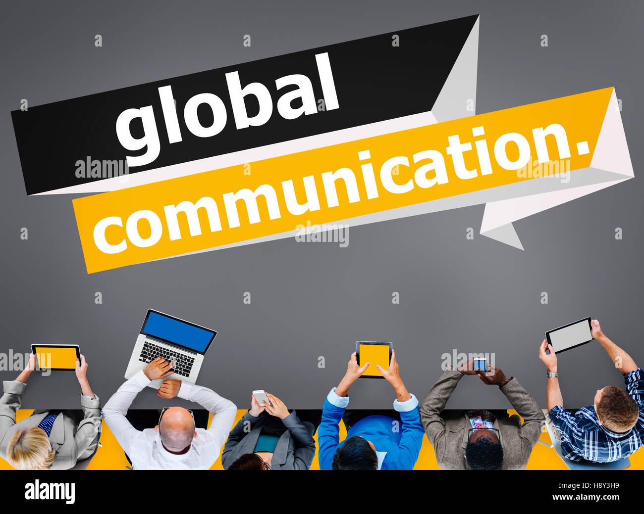 Global Communications Connection Communicate Concept Stock Photo - Alamy