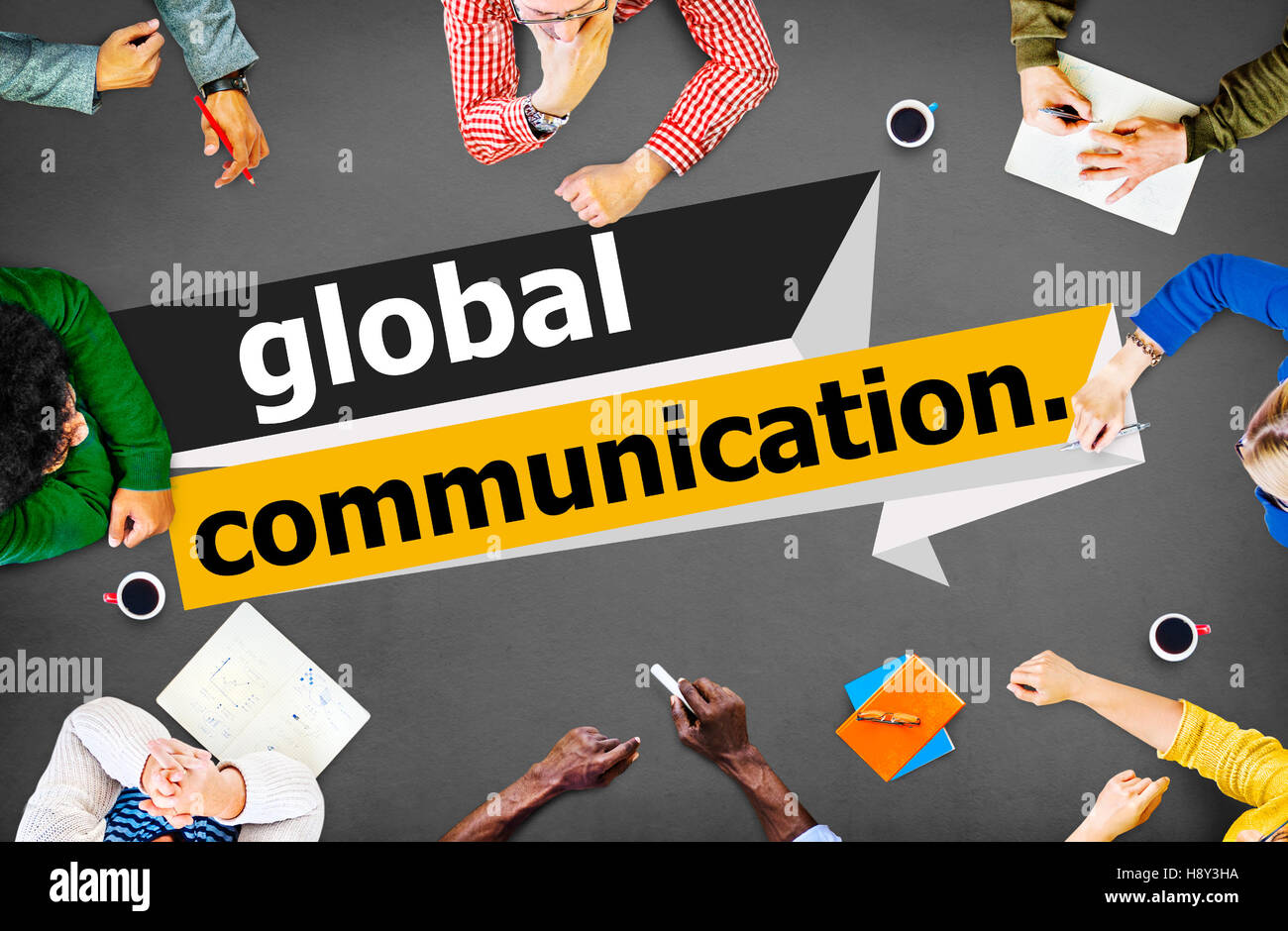 Global Communications Connection Communicate Concept Stock Photo - Alamy
