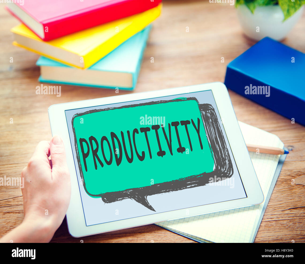 Productivity Business Development Improvement Plan Concept Stock Photo ...