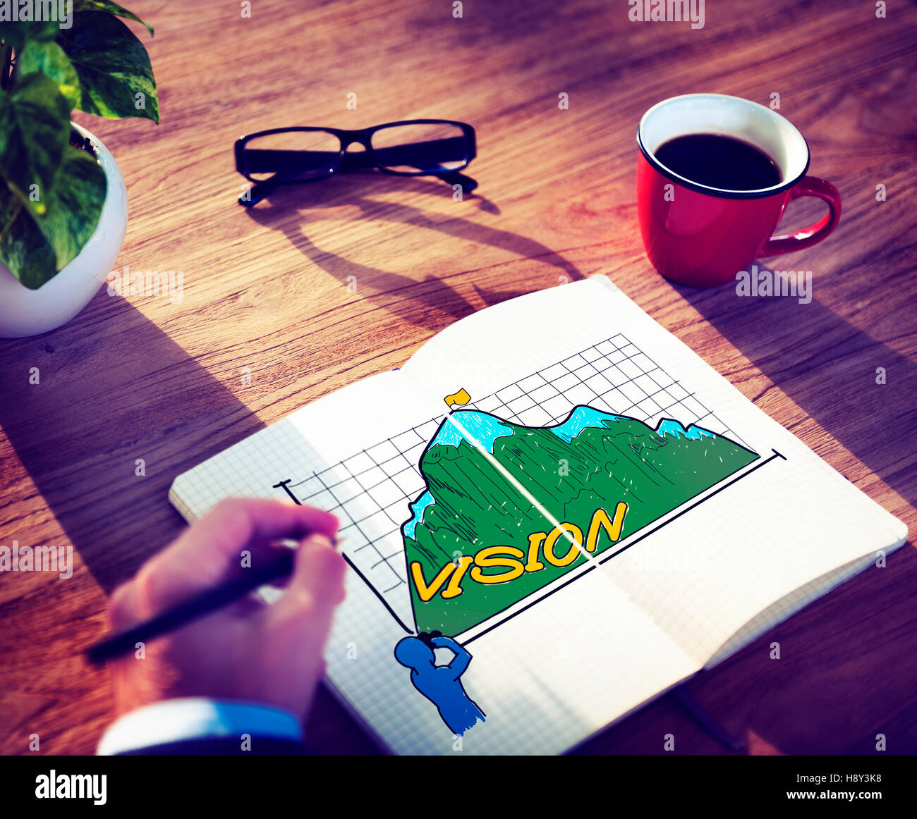 Vision Sight Goals Success Triumph Concept Stock Photo - Alamy