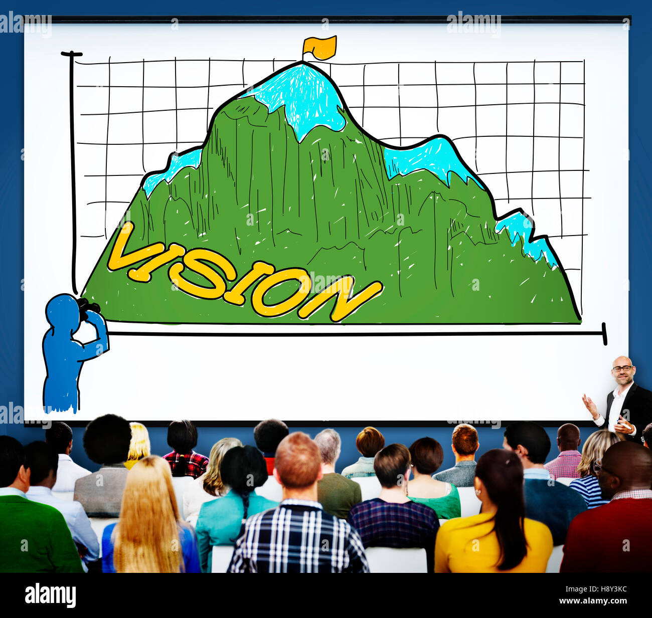 Vision Sight Goals Success Triumph Concept Stock Photo - Alamy
