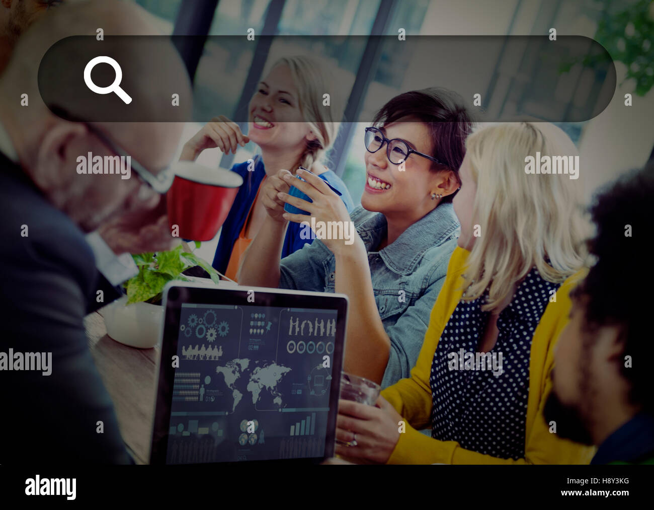 Search Box Web Online Technology Internet Website Concept Stock Photo ...
