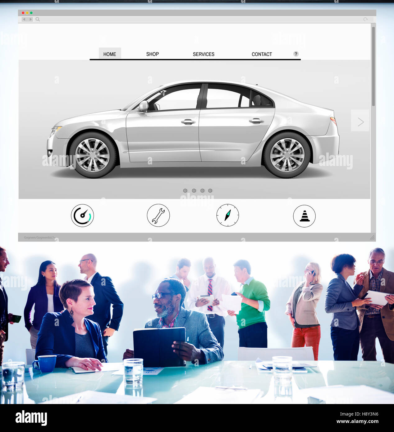 Car Automoblie Transportation Vehicle Elegance Concept Stock Photo - Alamy