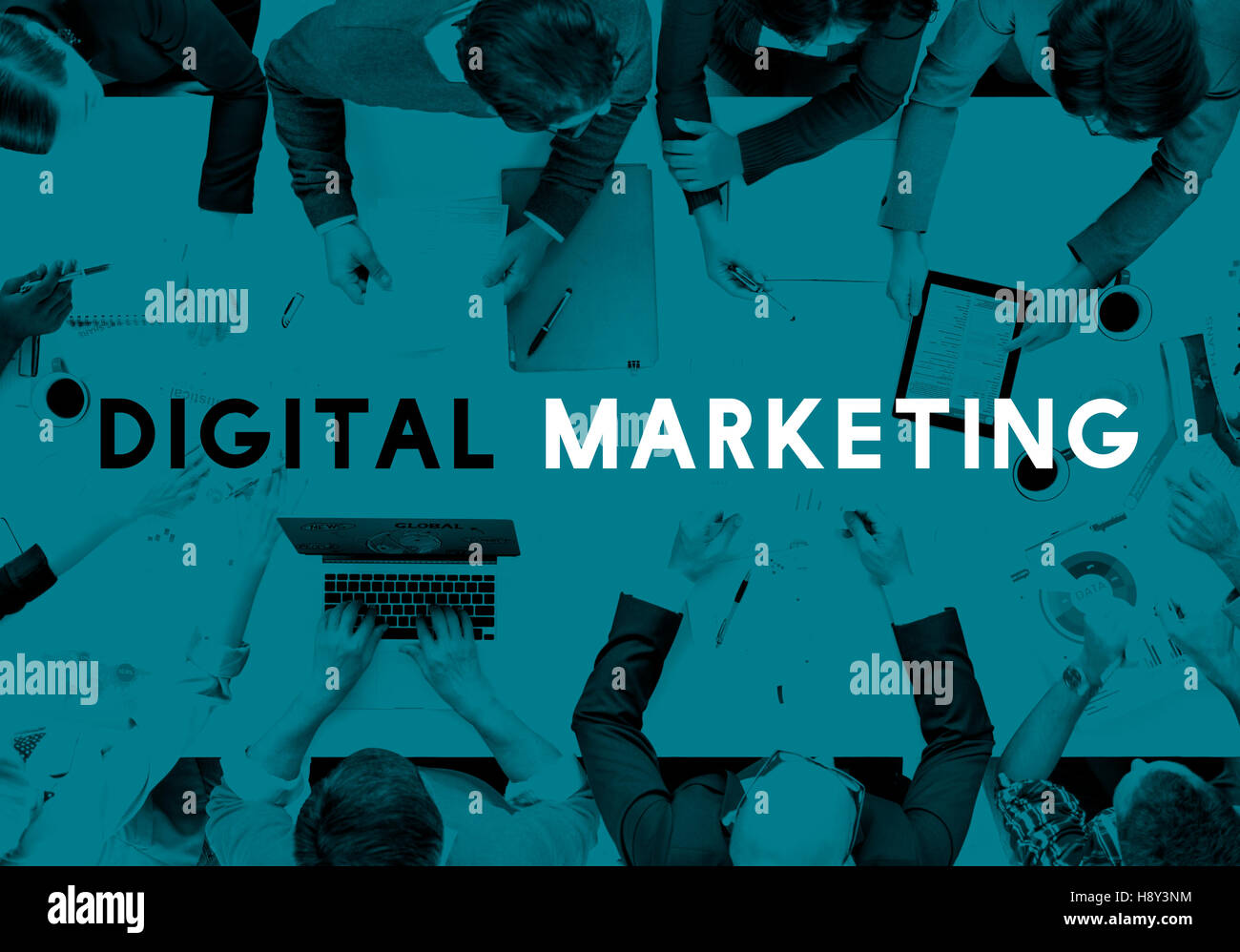 Marketing Business Advertising Commercial Vision Concept Stock Photo ...